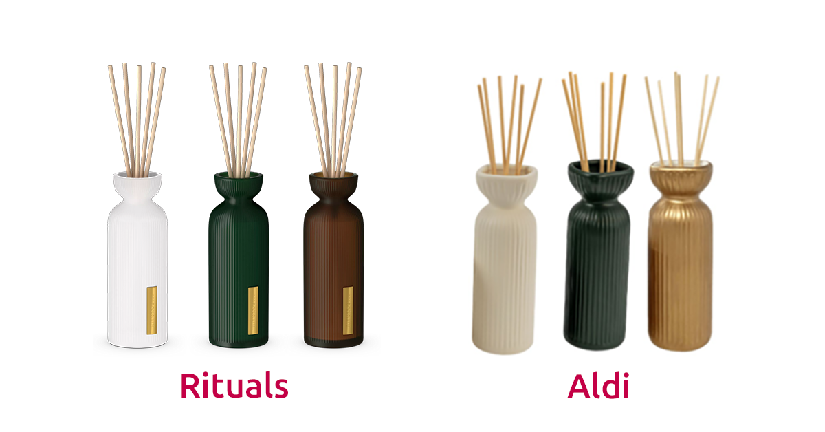 Rituals heeft een stokje gestoken voor de geurstokjes van Aldi